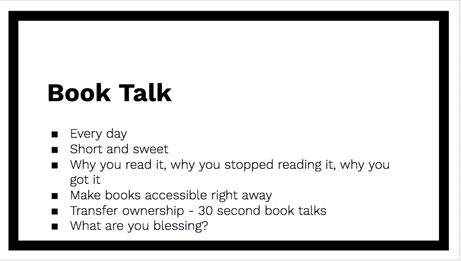 How to Easily Do A Book Talk – Pernille Ripp