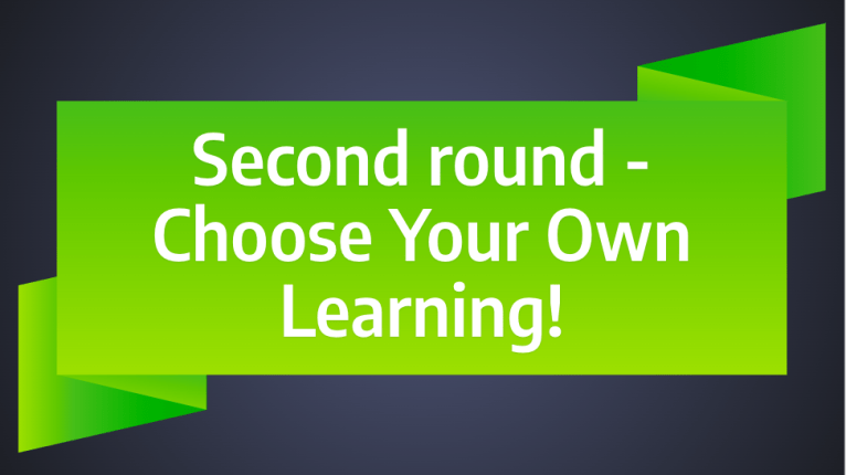 Choose Your Own Learning – 5 Opportunities for Learning as We Continue ...